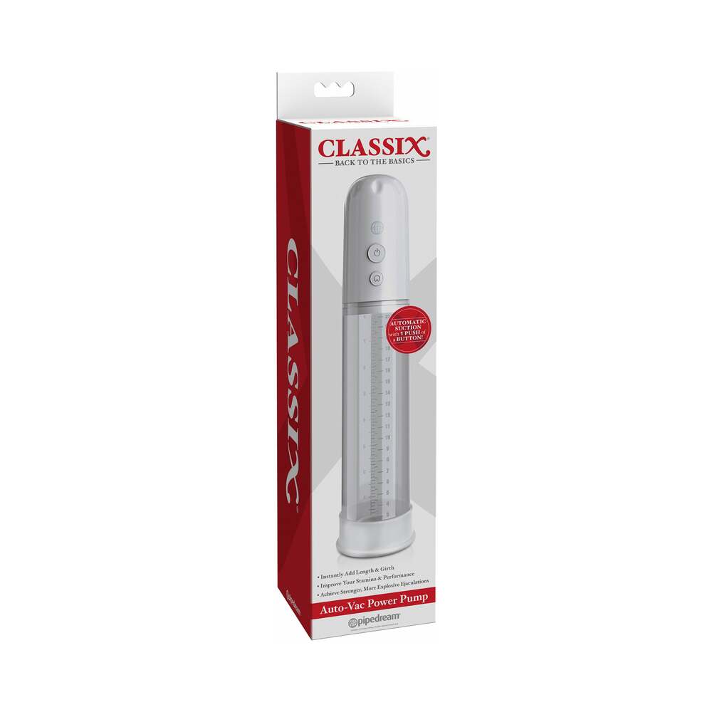 Classix Auto Vac Power Pump White — SexToy.com